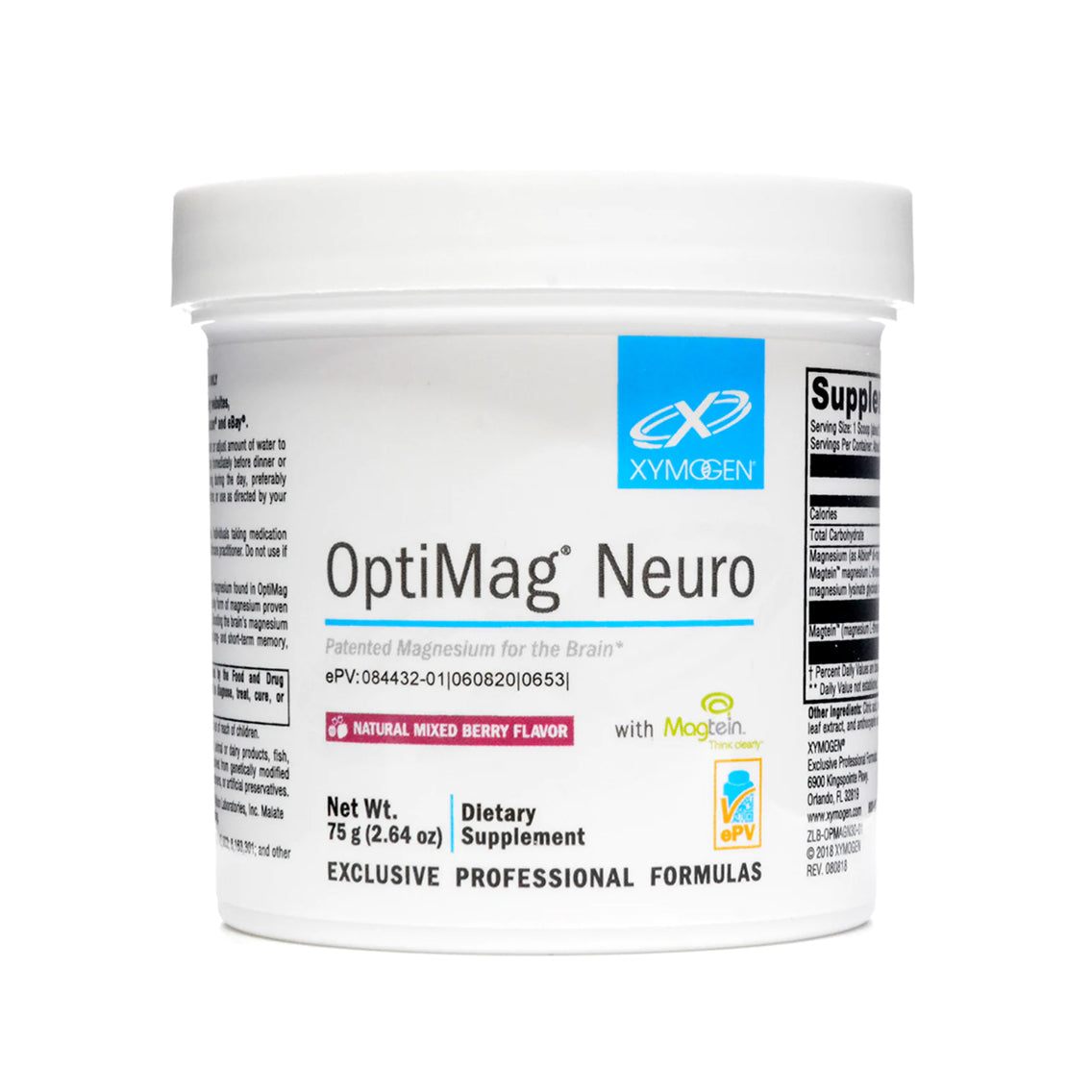 OptiMag® Neuro powder (Mixed Berry flavor) – Gapin Institute